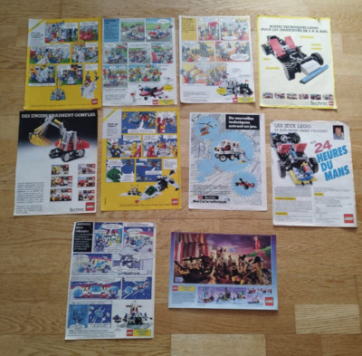 Lot pub bd decoupage magazine Lego ancien vintage | eBay