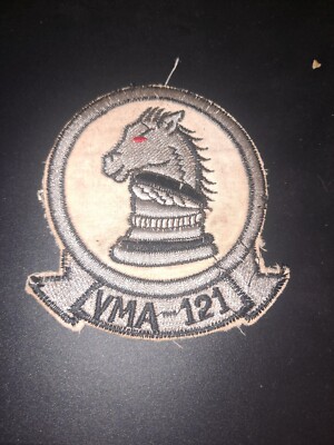 Vietnam Patch VMA-121 Marine Fighter Attack Squadron 121 Knights Black ...