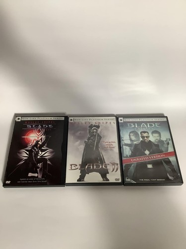 Blade Movie Trilogy 1-3 New Line Platinum Series DVD Set | eBay