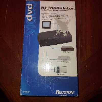 Recoton RF Modulator DVD Audio/Video Signal Converter- New in box | eBay