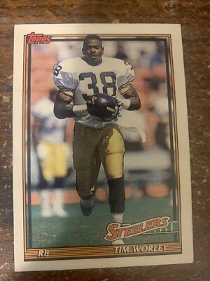 1991 Topps Tim Worley Pittsburgh Steelers #291 | eBay