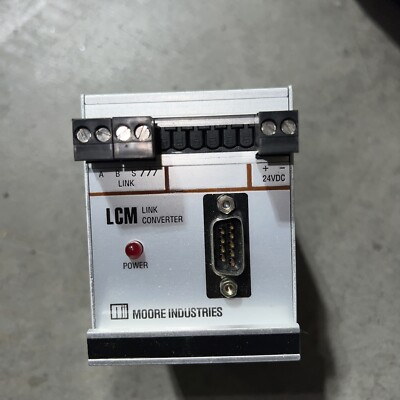 MOORE INDUSTRIES LCM/RS485/RS232/24V LINK CONVERTER MODULE | eBay