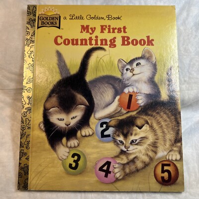 Vintage A Little Golden Book My First Counting Book 1985 # 494 | eBay