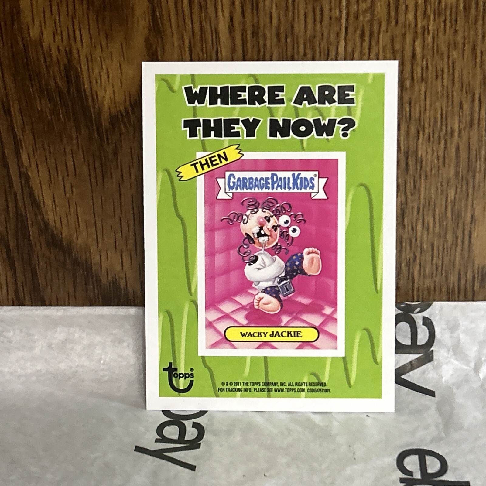 Topps 2011 Garbage Pail Kids Flashback Card Wacky Jackie 79a | eBay