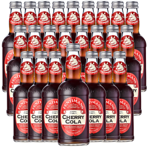 Fentimans Botanically Brewed Classic Cherry Cola Sparkling Soda 24 Pack ...
