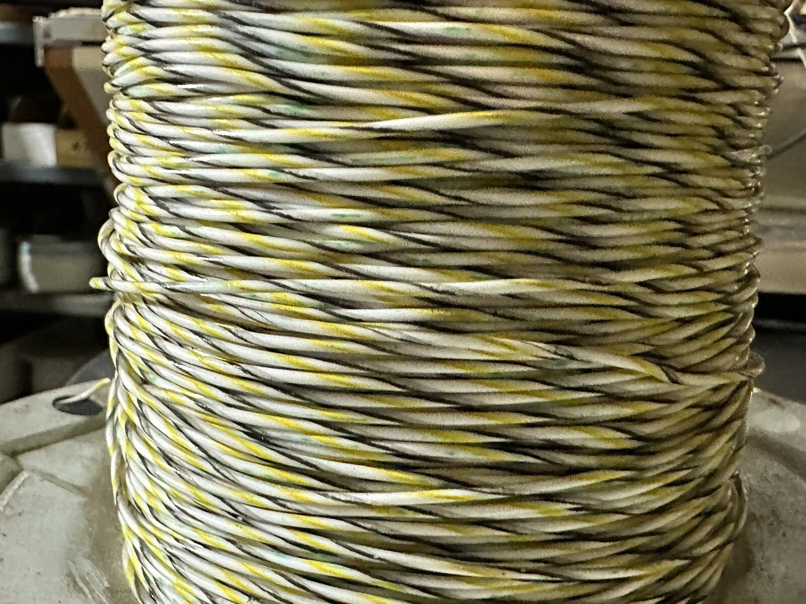 22 Gauge Teflon Wire Stripe White W/black /yellow Stripe Mil M22759-11 ...