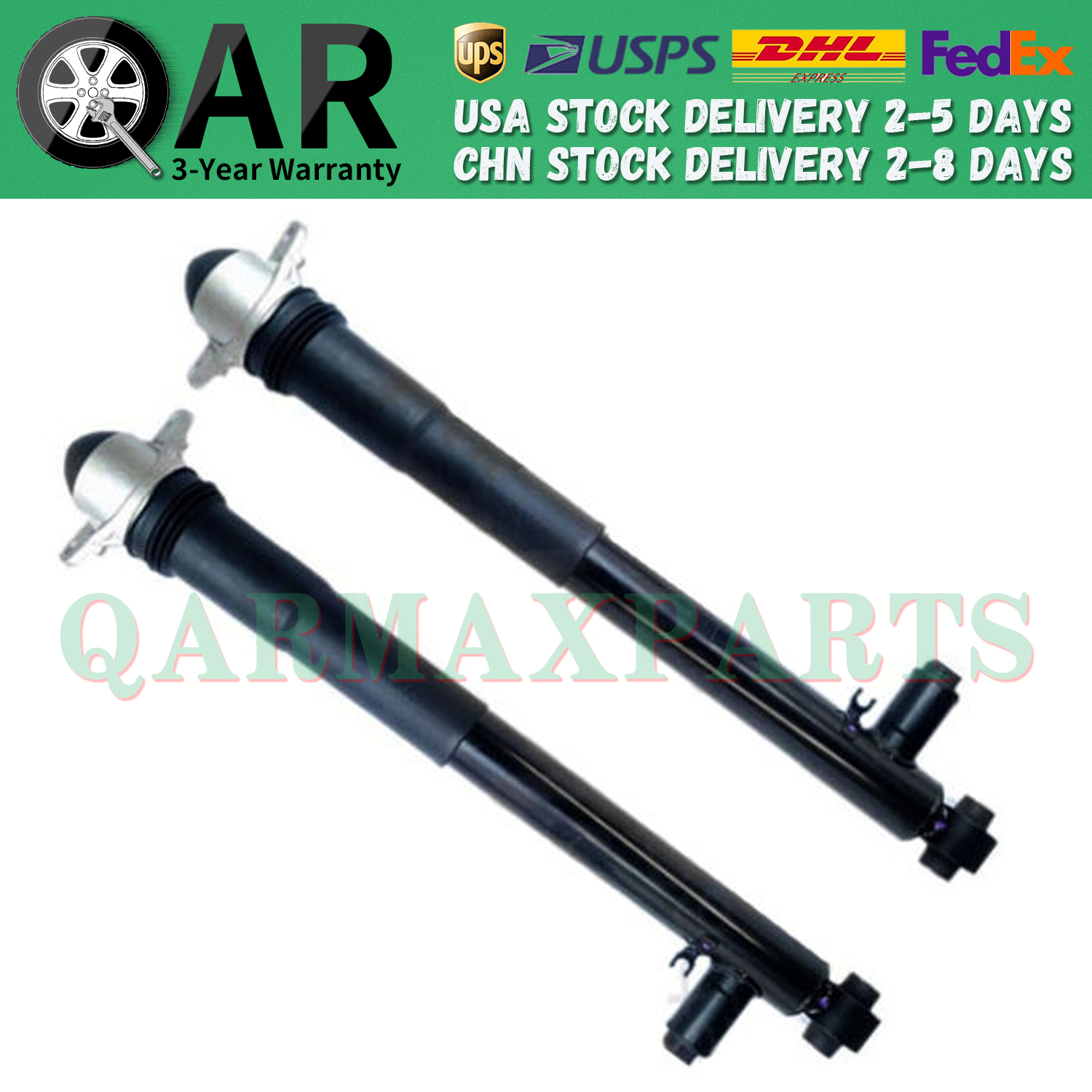 Pair Rear Shock Absorber Struts Electronic For VW Golf MK7 R GTI Seat ...