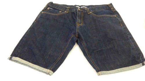 ROBBIE ALEXANDER MENS 100% COTTON DARK WASH BLUE JEAN SHORTS SIZE 36 | eBay