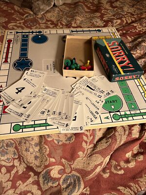 Parker Brothers 1954 Sorry! Board Game Replacement Card Or Cards You ...