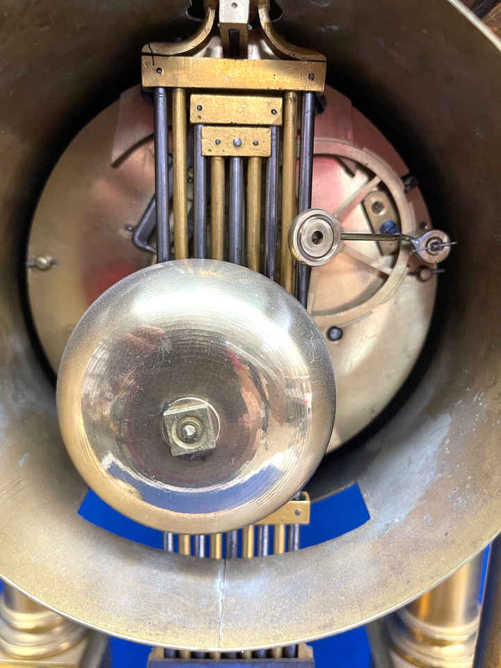 Rare 1820 Antique French Empire Gilt Bronze Pinwheel Portico Mantel ...