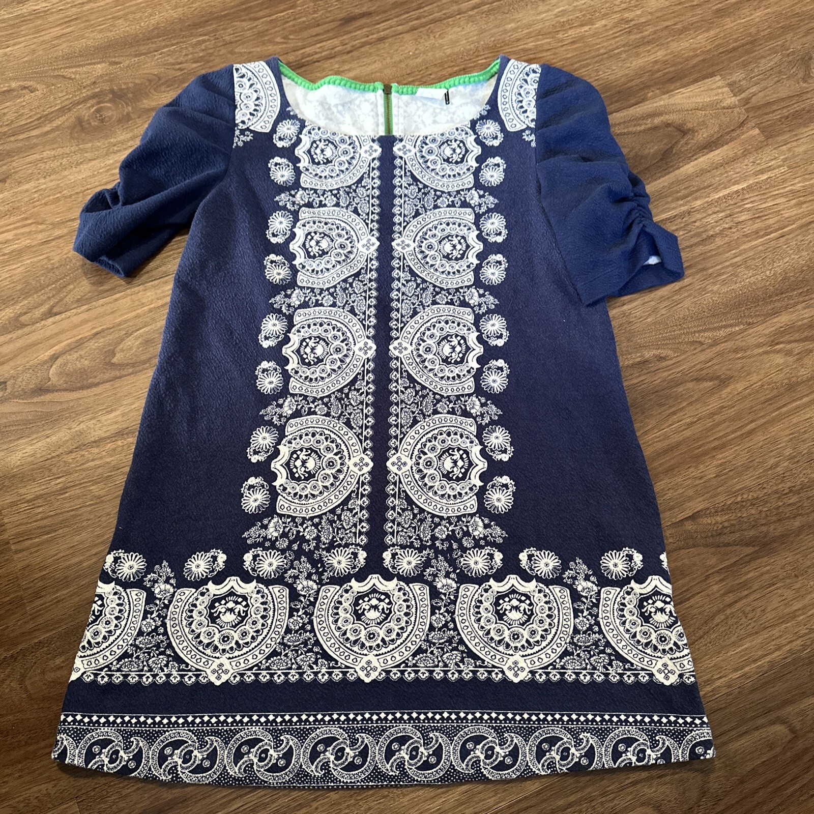 Akemi + Kin Anthropologie S Navy Blue Marin White Man… - Gem