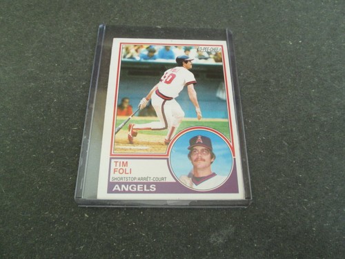 1983 OPC BASEBALL CARD / 319 TIM FOLI CALIFORNIA ANGELS O-PEE-CHEE | eBay