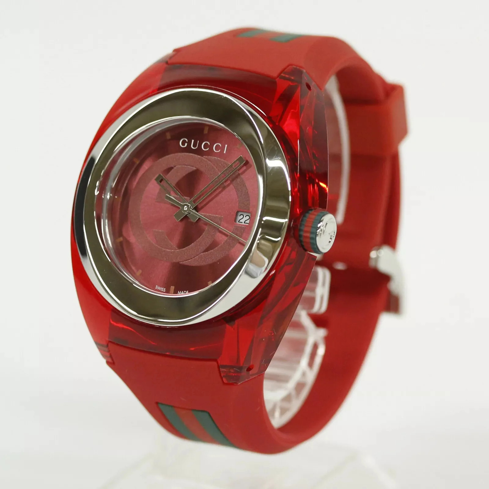GUCCI SYNC YA137103 Men's Watch – Red Dial, Quartz Movement with ...