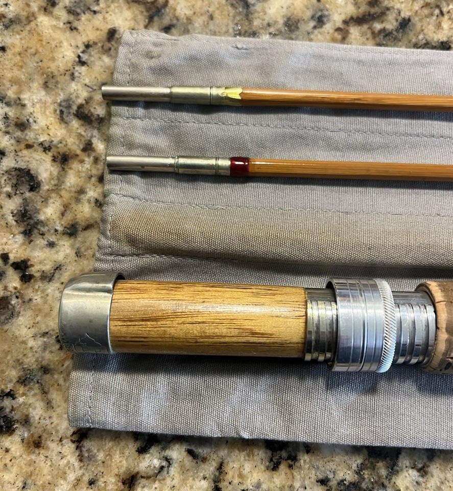 Vintage H.L Leonard Bamboo Fly Rod 66L 8’0 2pc Vintage Bamboo Rod | eBay