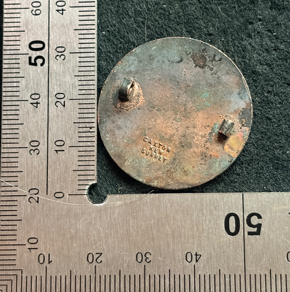 VERY POOR ORDER - MATTHEW HALL 1848-1948 CENTENARY PIN BADGE - MISSING ...