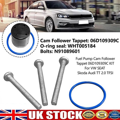 Fuel Pump Cam Follower Tappet 06D109309C KIT For VW SEAT Skoda Audi TT ...