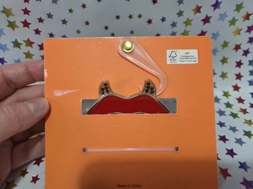 Piper K Hair Clip - Vampire Lips - Diamante | eBay UK