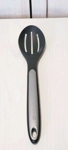 CALPHALON BLACK & GRAY NYLON PLASTIC SLOTTED SERVING SPOON - 12 INCH | eBay
