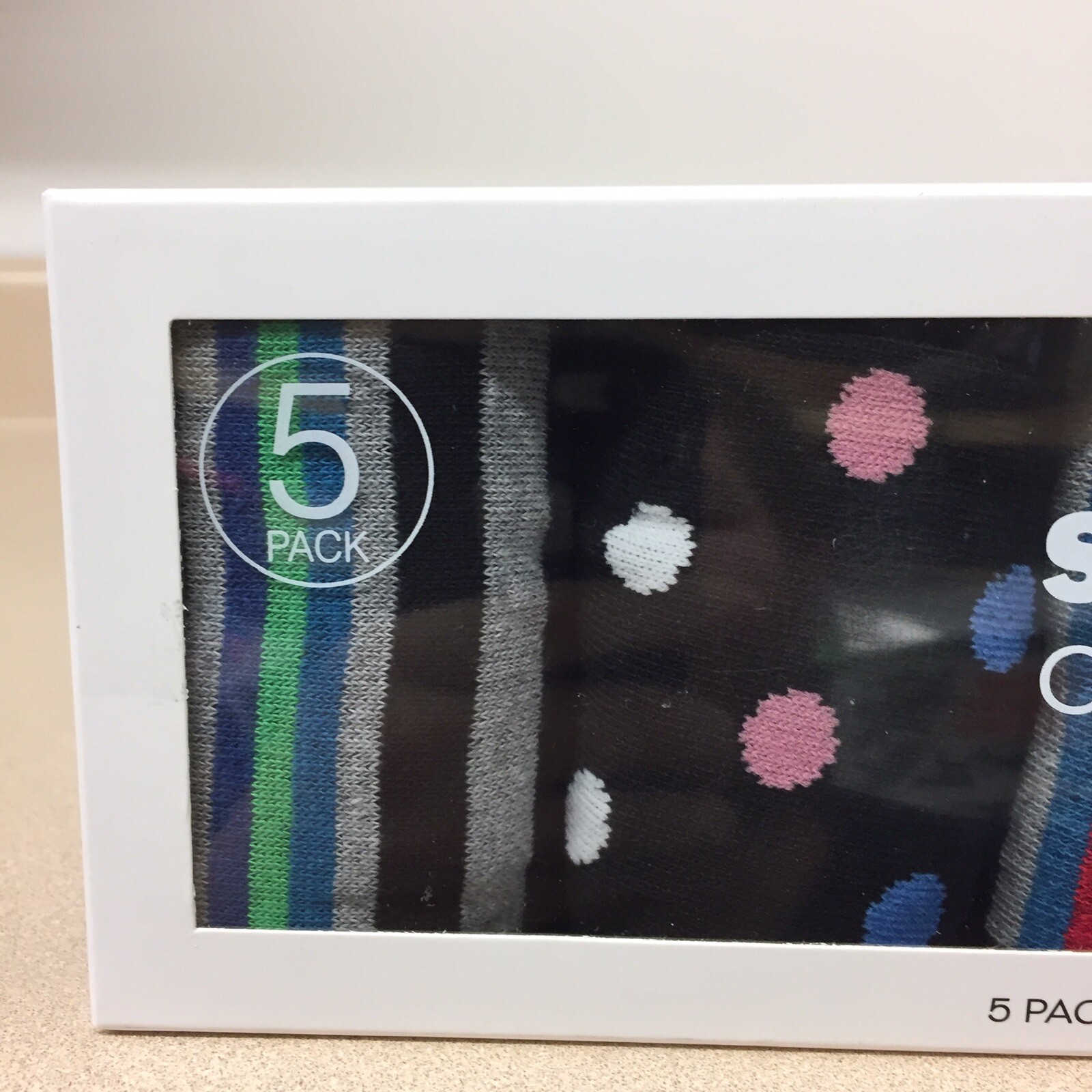 Soho W1 Collection Men's 5 Pack Sock Gift Box, Multicolored, USA 8-12 ...