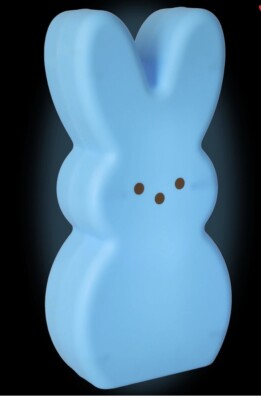 10” Blue Blowmold peeps bunny light blow mold peep rabbit plastic ...