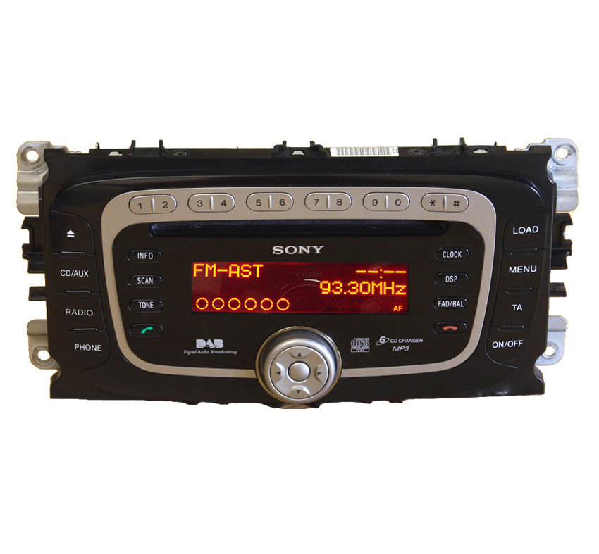 Ford Mondeo DAB radio with 6 Disc CD MP3 player, Ford Sony car stereo ...