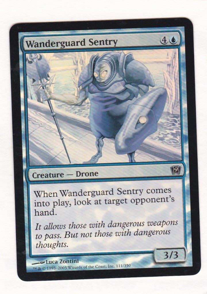 MTG: 9th Edition: Foil: Wanderguard Sentry | eBay
