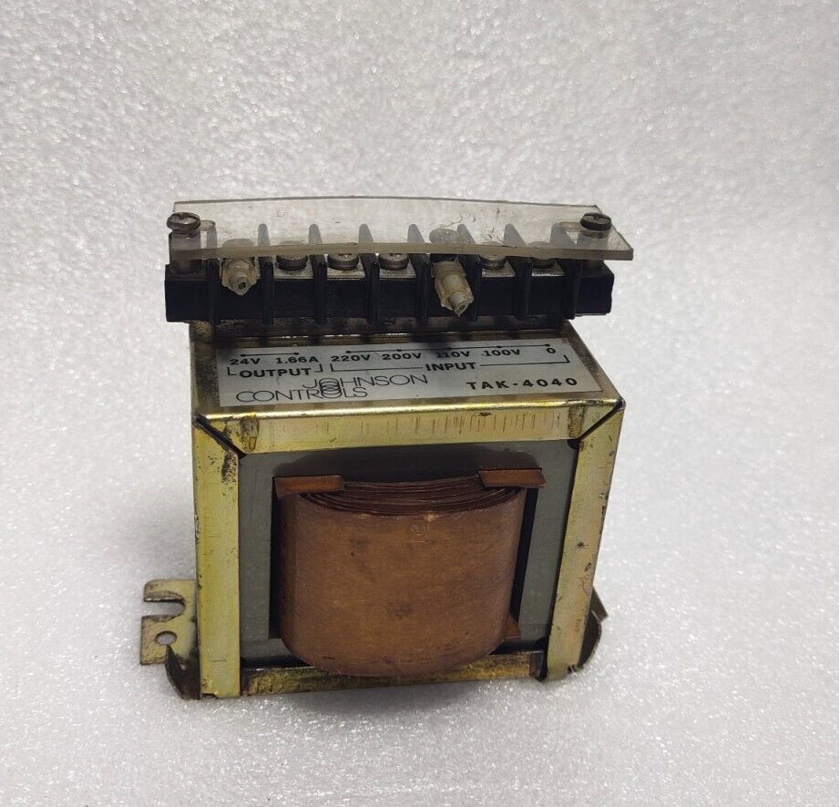 Johnson Controls TAK-4040 Transformer 24V 1.66A 220V 200V 110V 100V ...