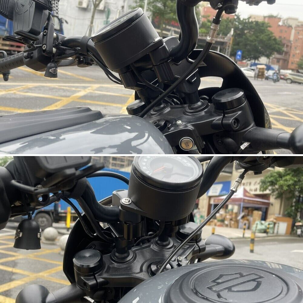 Nightster 975 Handlebar Tall Risers Heightening Clamps FOR Harley RH ...