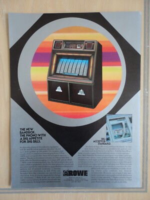 Rowe Bandbox Jukebox Flyer Original Magazine Pull Out Advertisement | eBay