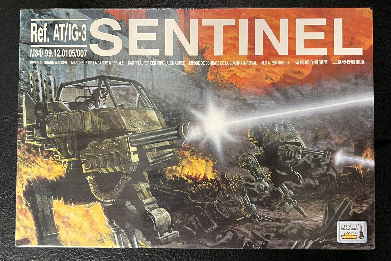 Warhammer 40k Space Marine Sentinel Imperial Guard Walker (2000) Sealed ...