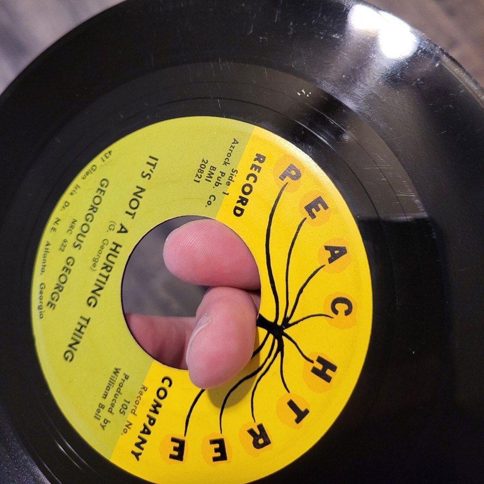 Gorgeous Georgous George - It's Not A Hurting Thing 45 RPM Single RARE ...
