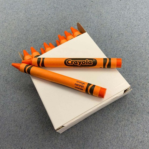 Crayola Crayons Lot of 16 Standard Size Orange Naranja | eBay