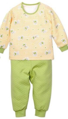 2-piece thermal loungewear for preschoolers, quilted cotton, cute ...