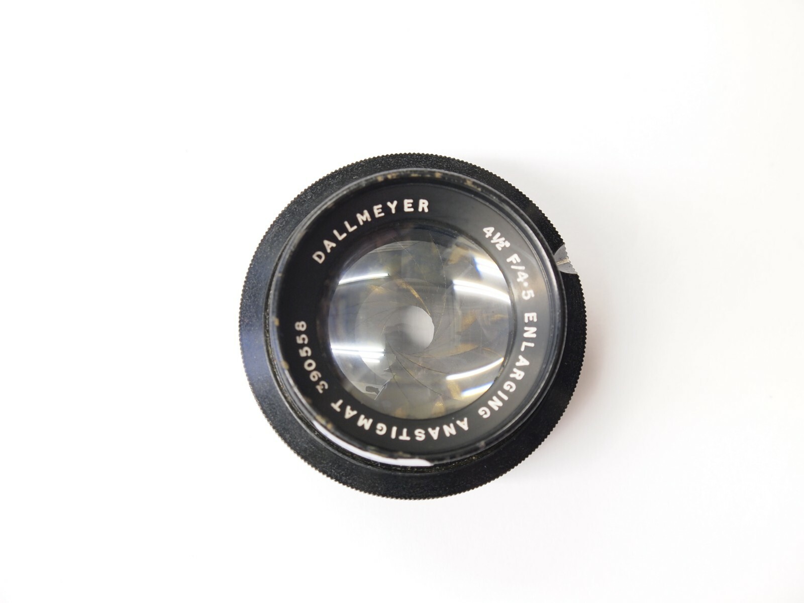 Dallmeyer 4 1/2" inch 114mm F4.5 Anastigmat Enlarging Lens, Stock No ...