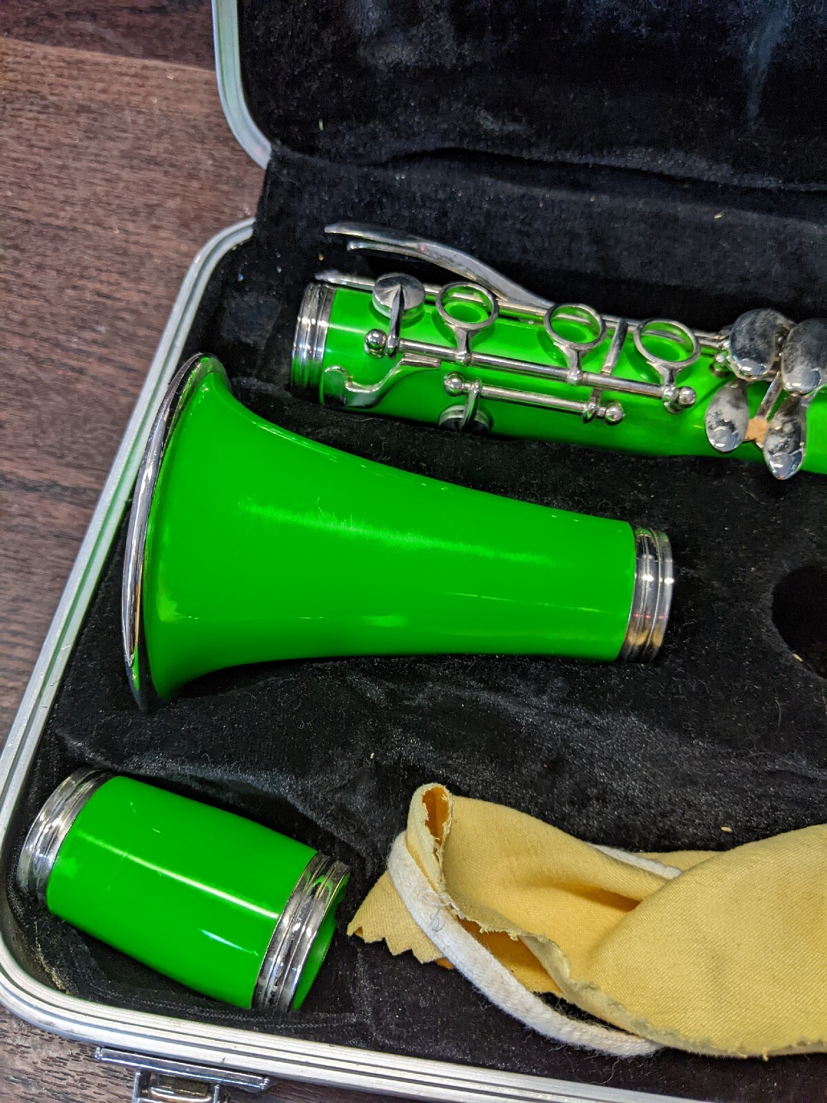 ARIA 1857 Clarinet Kit Bb Set Plastic Body / One Piece Missing | eBay