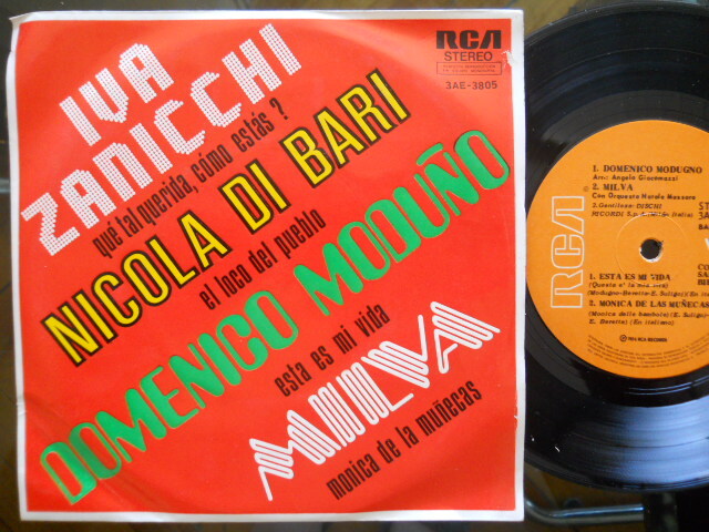 DOMENICO MODUGNO | STA ES MI VIDA +3OA | ARGENTINA | EP | PICTURE ...