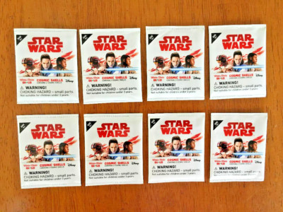 STAR WARS Cosmic Shells Trading Cards 8 Unopened Sealed Packs Winn ...