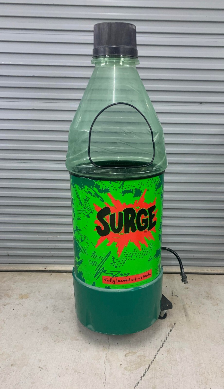 Vintage Surge Soda Coca Cola Co. Store Display Cooler Giant Bottle ...