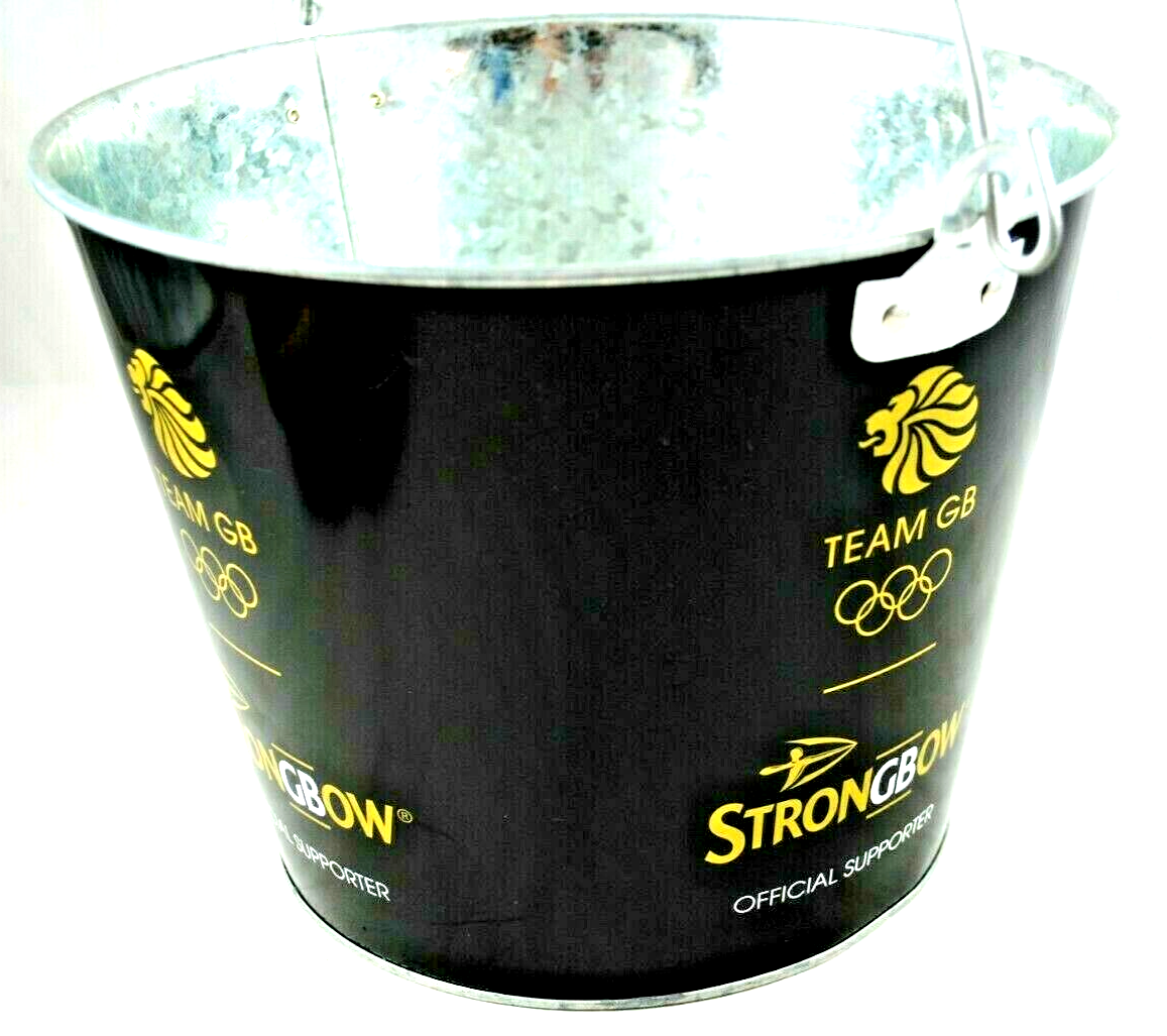 TEAM GB Olympic STRONGBOW ICE BUCKET / COOLER Ideal for Home Bar / Pub ...