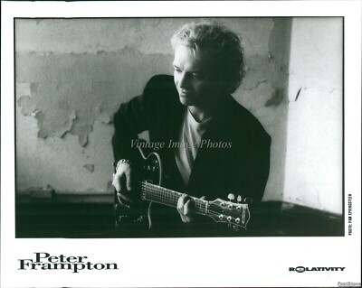 Vintage Peter Frampton Singer Songwriter On Relativity Label Musician ...