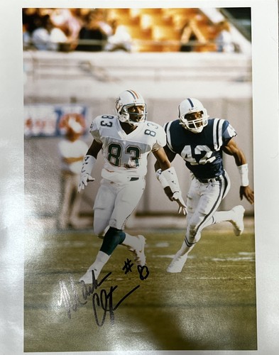 Miami Dolphins Mark Clayton Signed Photo - Citibank Affinity Card ...