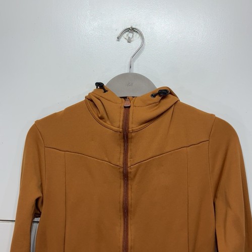 66 North Hengill Hooded Jacket Women’s Orange Soft Stretch Pockets Size ...