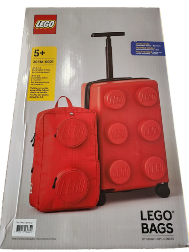 LEGO KIDS CHILDRENS CHILDS LUGGAGE SET SUITCASE WITH WHEELS CARRY ON ...
