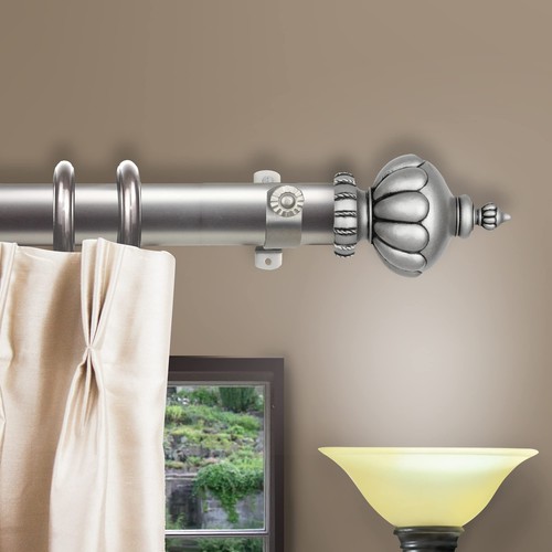 Decorative Traverse Rod Rings, Satin Nickel, 10 Piece | eBay