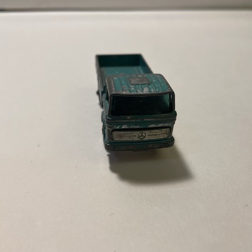 RARE Vintage Lesney Matchbox Series No1 Teal Mercedes Truck W/Rolling ...