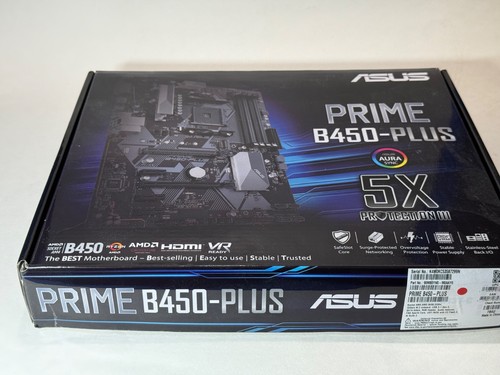 AM4 Motherboard PRIME B450-PLUS with ASUS AMD B450 ATX | eBay