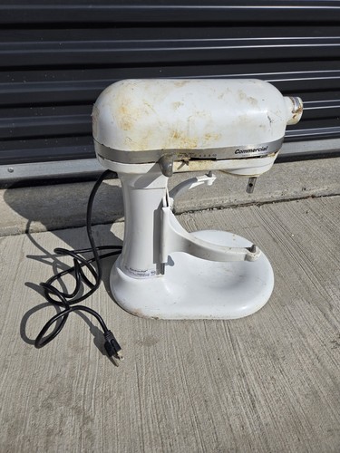 KitchenAid Commercial Stand Mixer 8 Quart White Working But For Parts ...