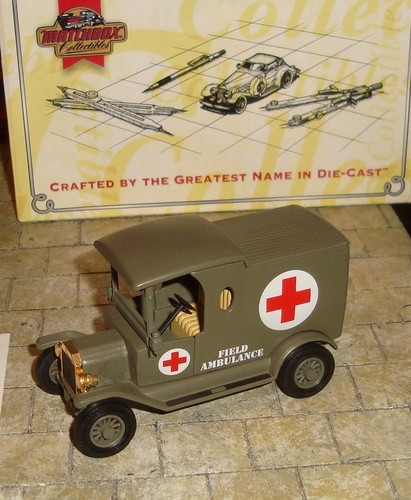 1912 FORD MODEL T MILITARY FIELD AMBULANCE - MATCHBOX COLLECTIBLES ...