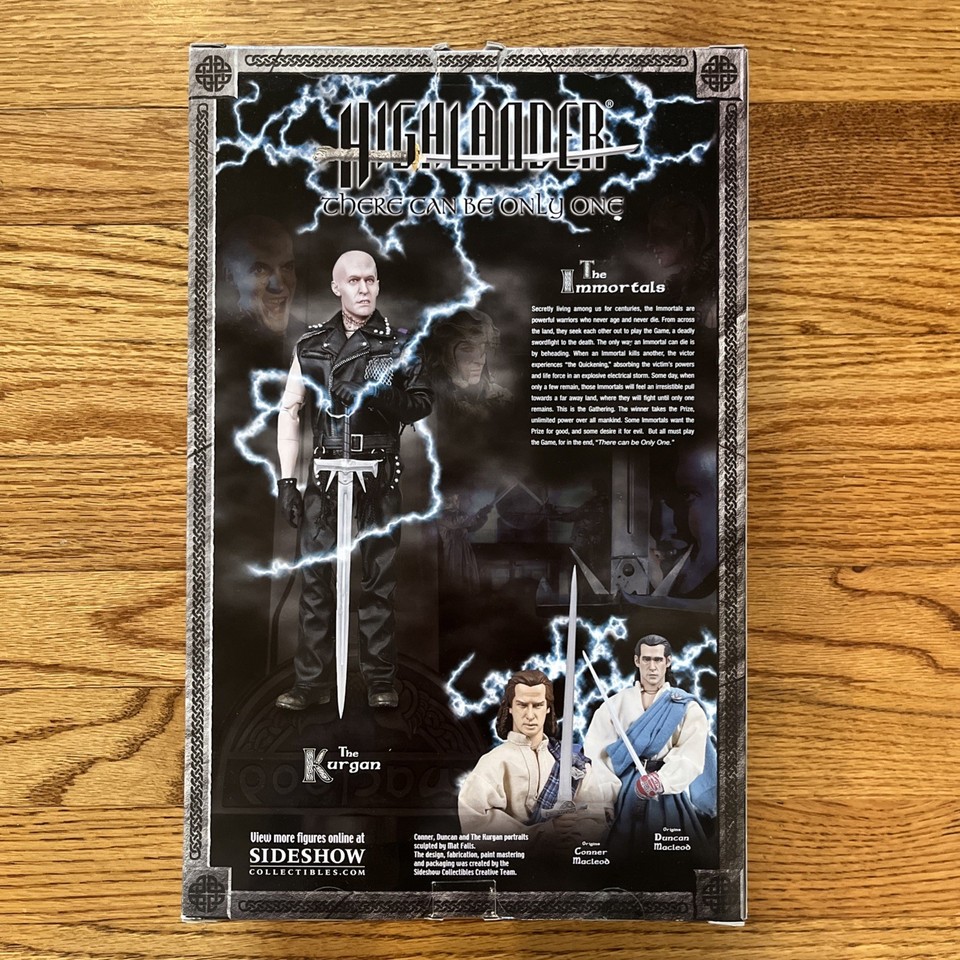 The Kurgan 12" Figure Highlander 2005 Sideshow Collectibles Factory ...