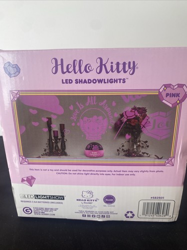 HELLO KITTY SANRIO LED Shadow Lights Pink Rotating Valentine’s Scene ...